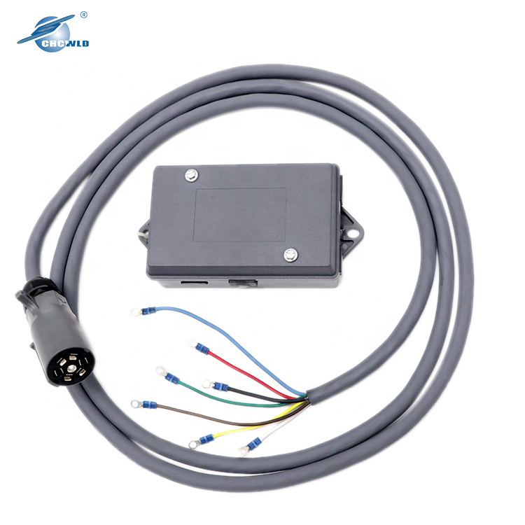 7 Pin Round Connector Trailer Wiring Harness Box from China ...